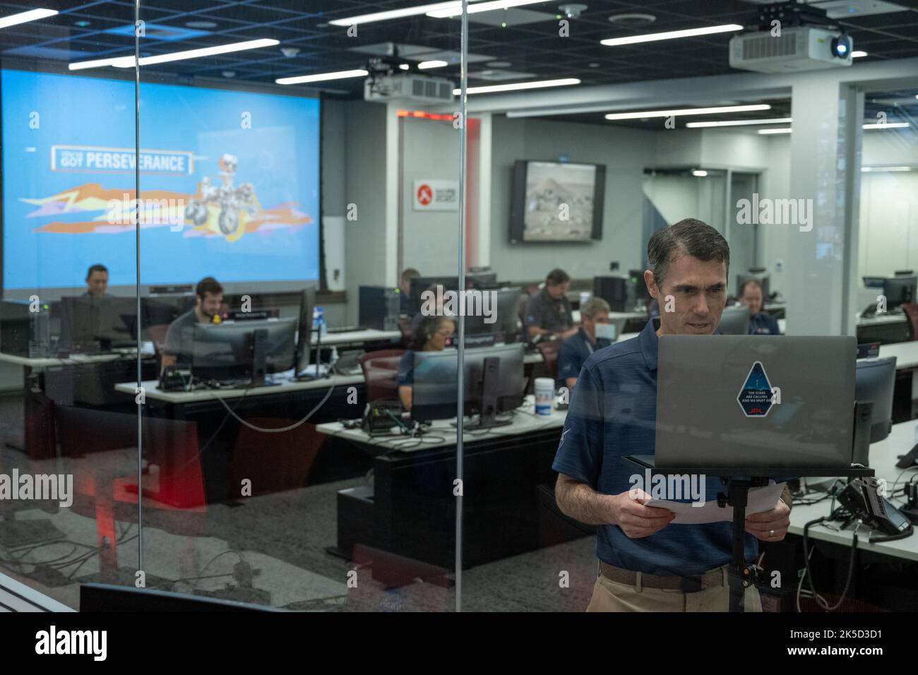 Jpl Mars Rover Control Room