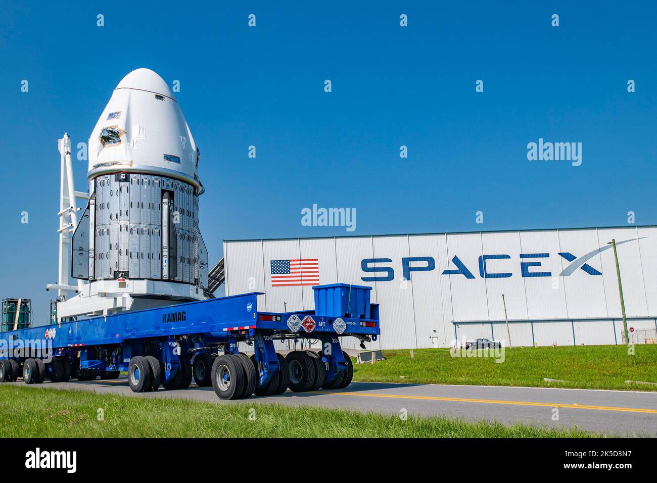 The Crew Dragon Endurance Spacecraft For Nasas Spacex Crew 5 Mission