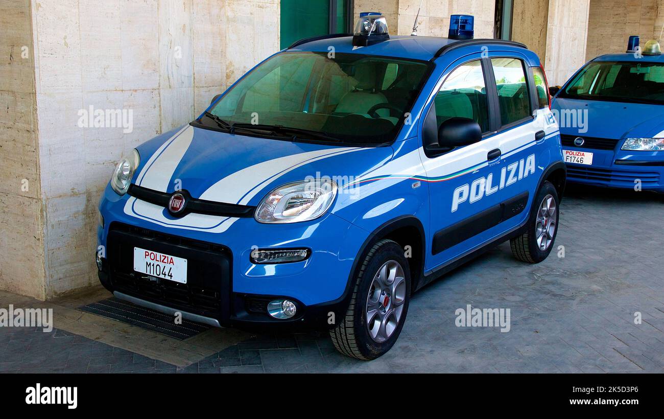Italy, Sicily, Messina, train station, Stazione Messina Marittima, Fiat ...