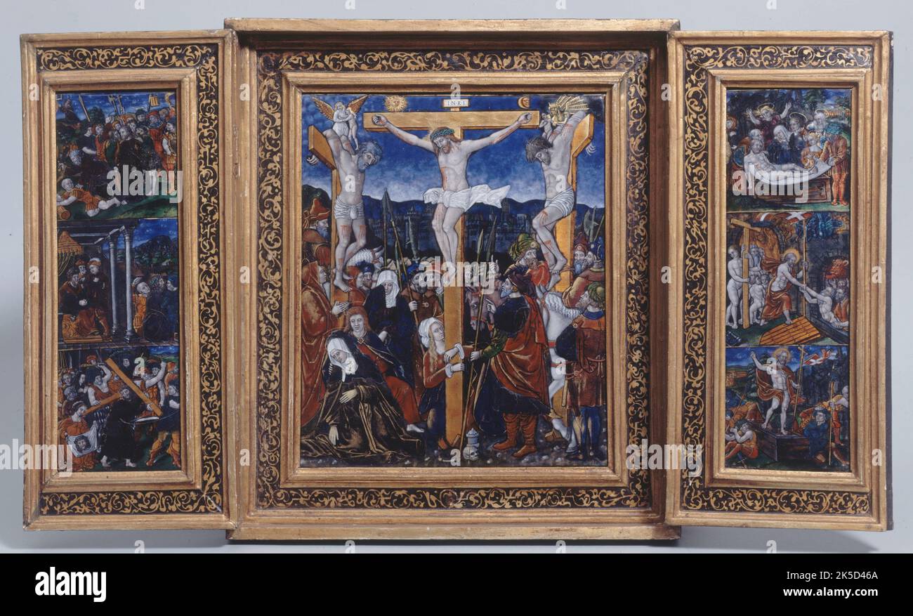 The Crucifixion: scenes from the life and passion of Christ, late 15th-early 16th century ...