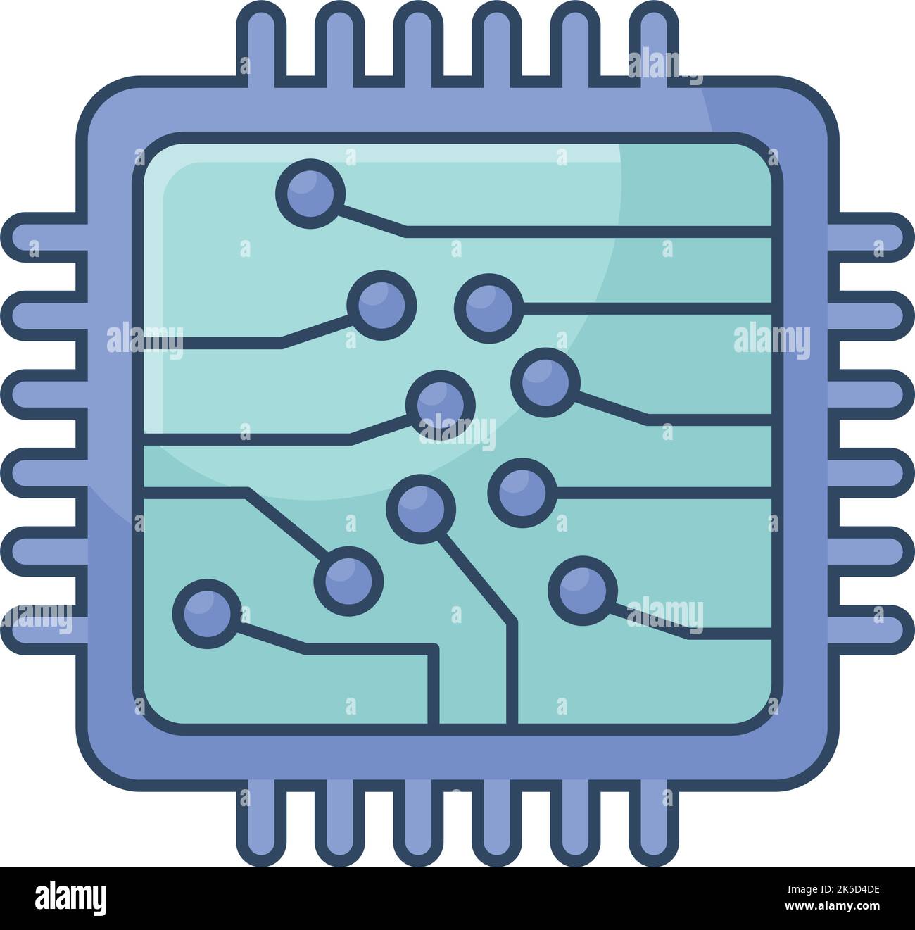 blue microchip design Stock Vector Image & Art - Alamy