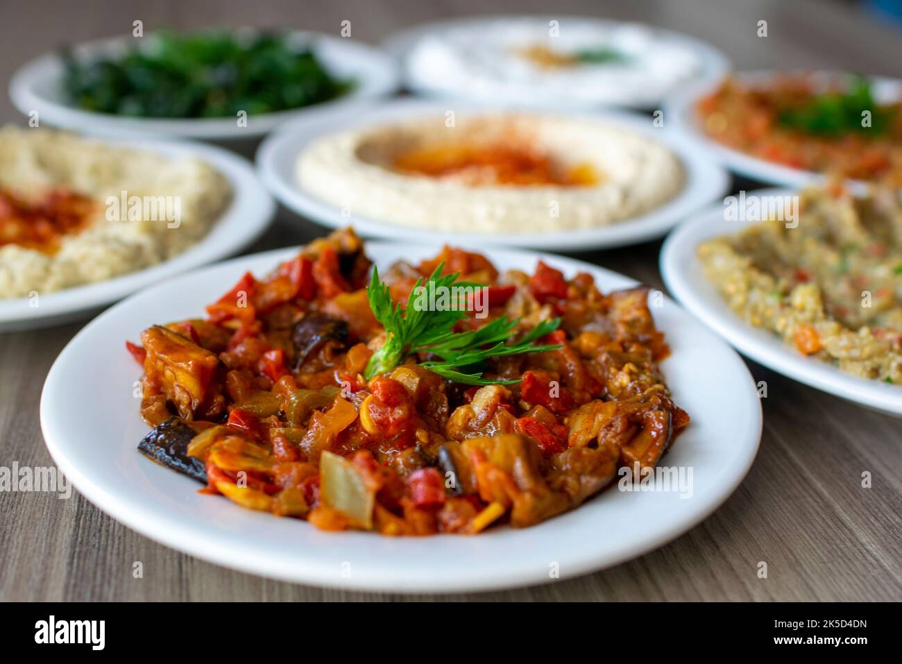 Turkish mixed appetizer hi-res stock photography and images - Alamy