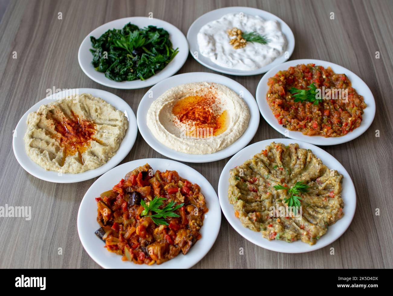Turkish mixed appetizer Stock Photo - Alamy