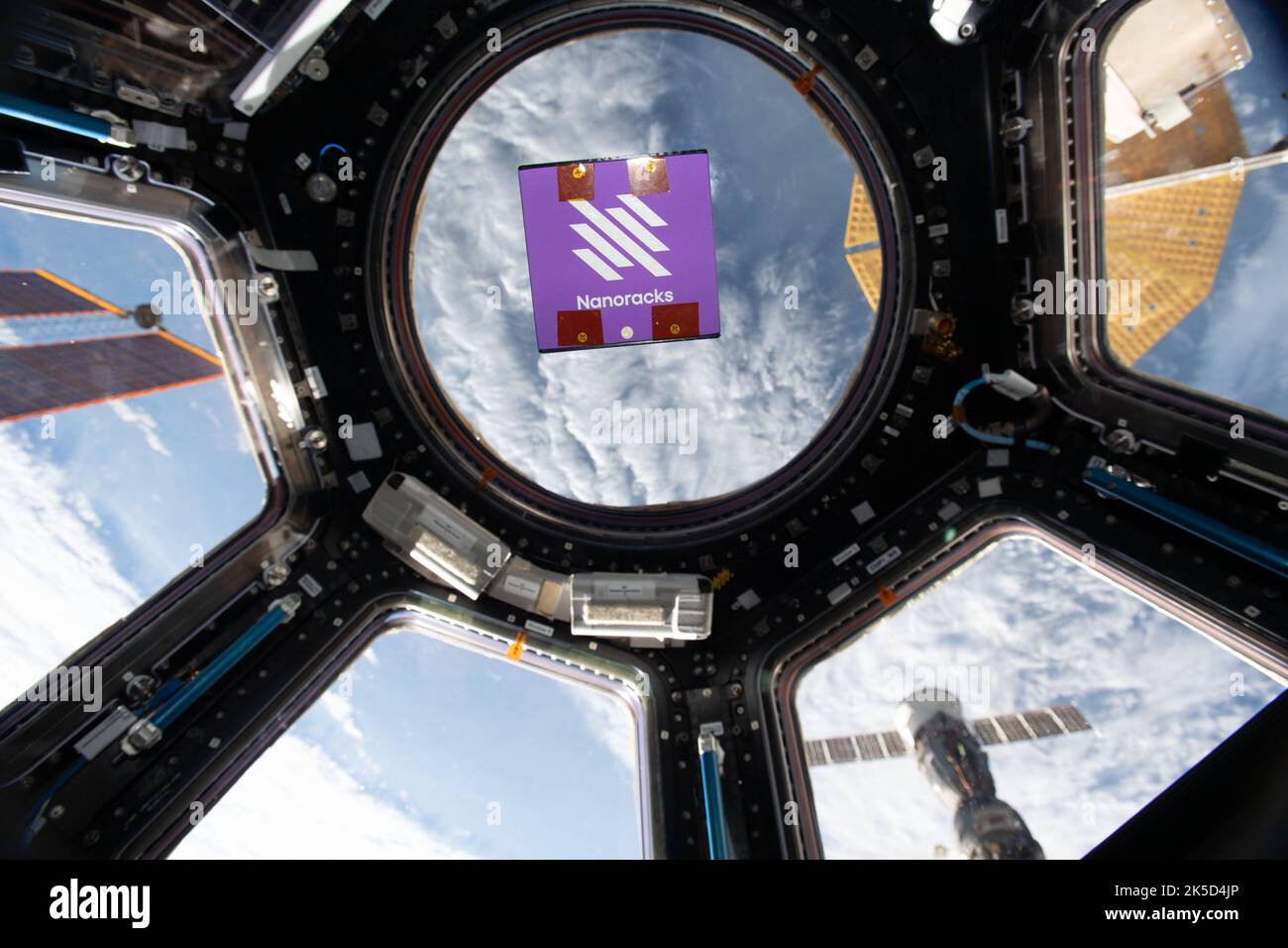 A view of the RadPC-AI investigation shown in the cupola module aboard ...