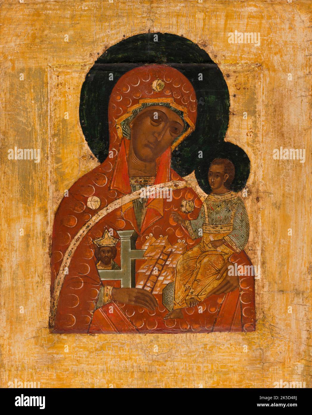 The Mother of God, inviolate mountain, between 1500 and 1525 Stock ...