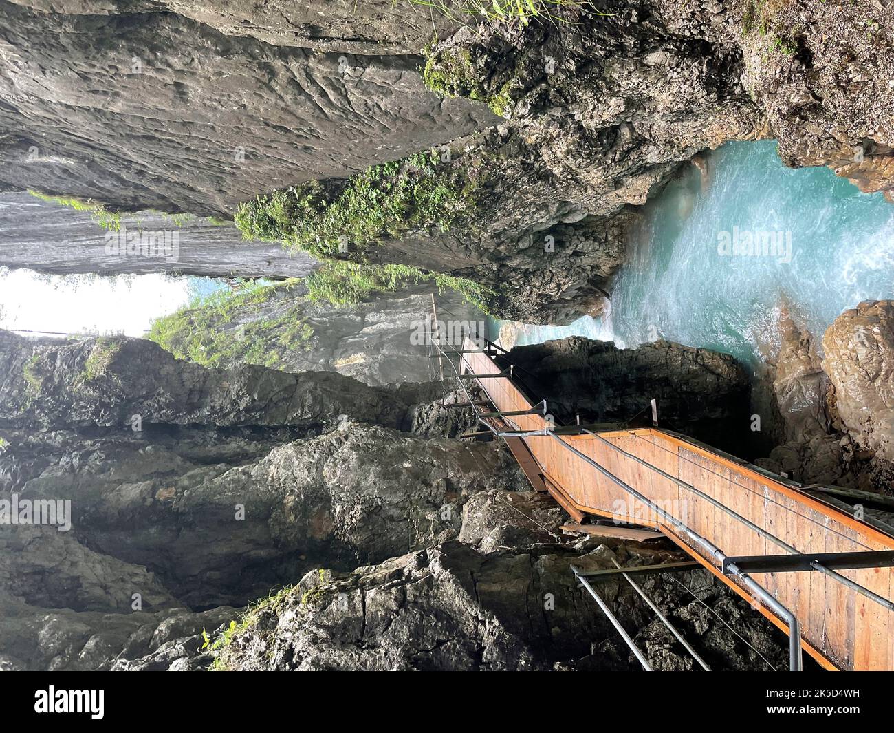 Climb through gorge, Leutasch gorge, ghost gorge, hiking, nature ...