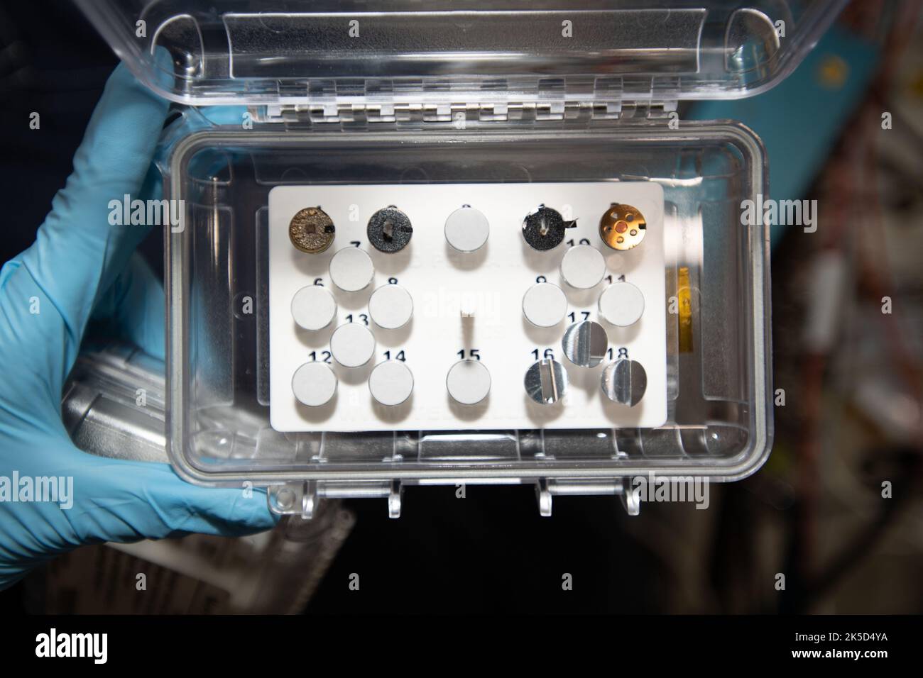 A view of the Mochii microscope sample load aboard the International ...