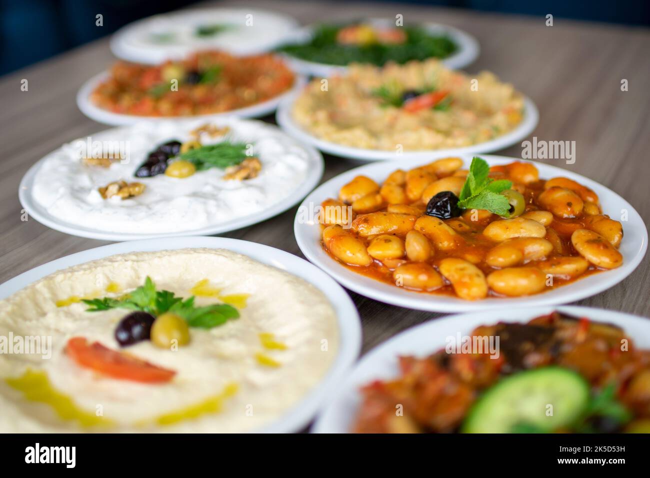 Turkish mixed appetizer hi-res stock photography and images - Alamy