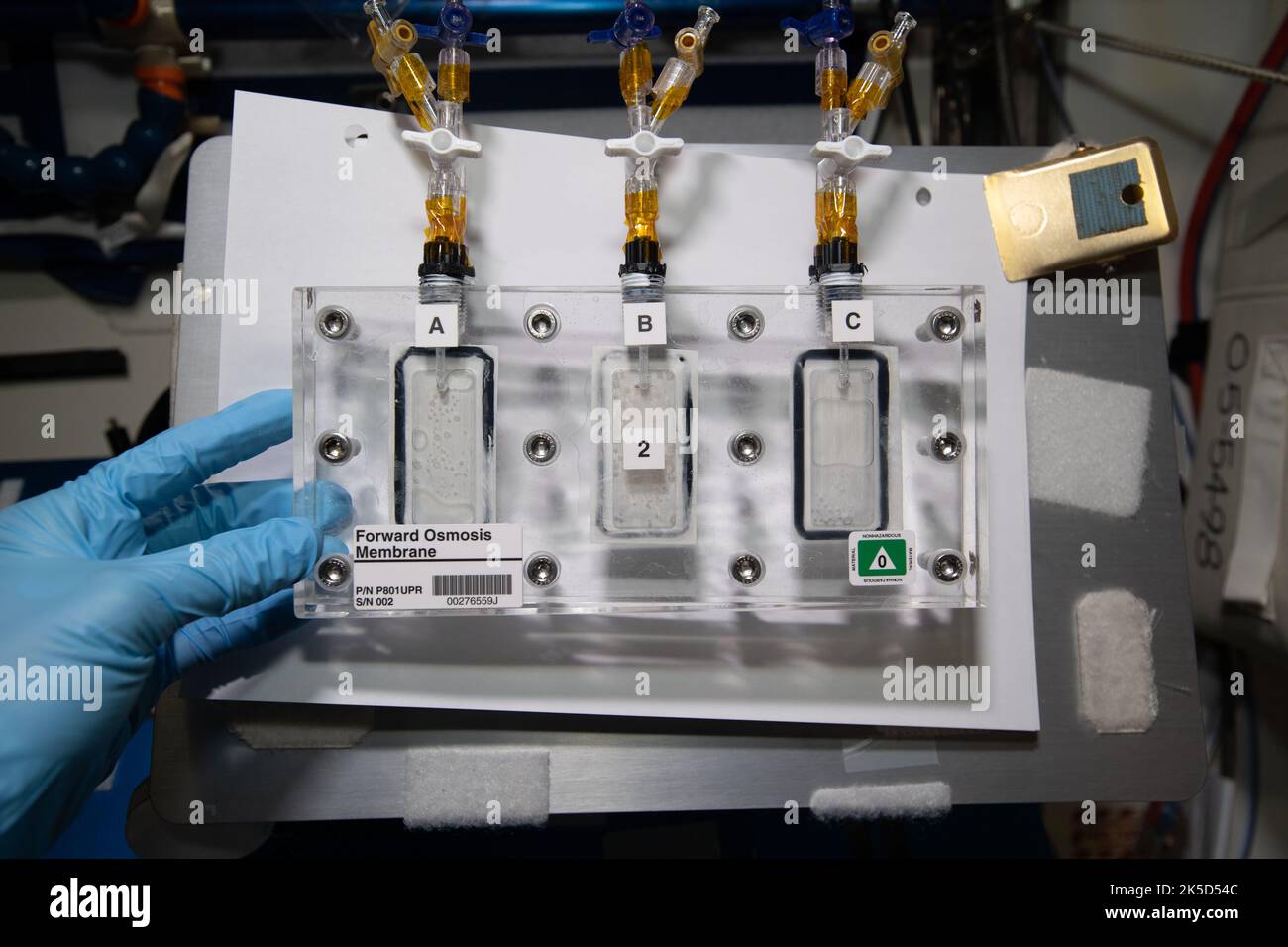 A view of the 3 Forward Osmosis Membrane membrane cells. Assessing the ...