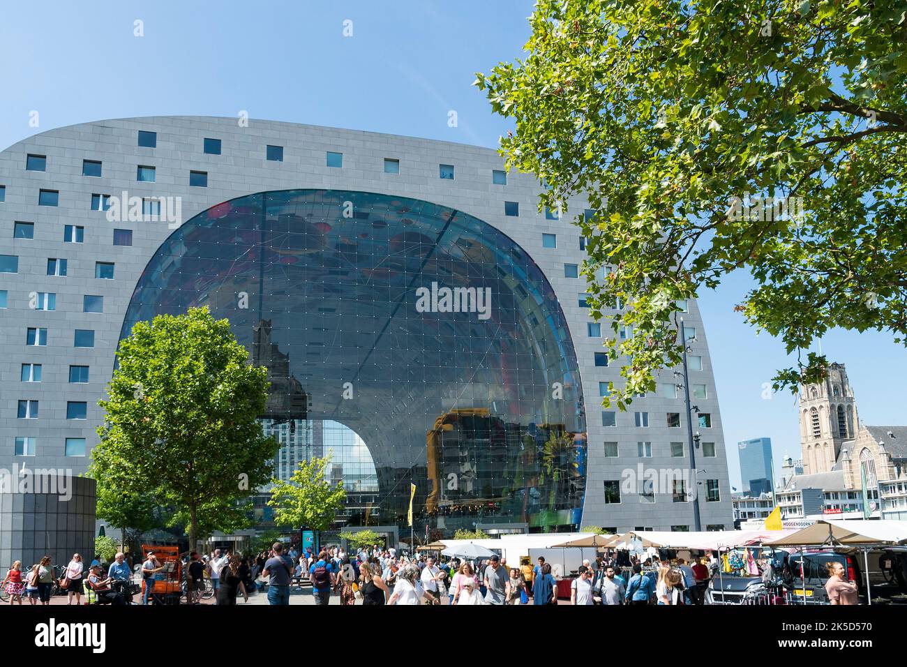 Netherlands, Rotterdam, market hall, landmark Stock Photo - Alamy