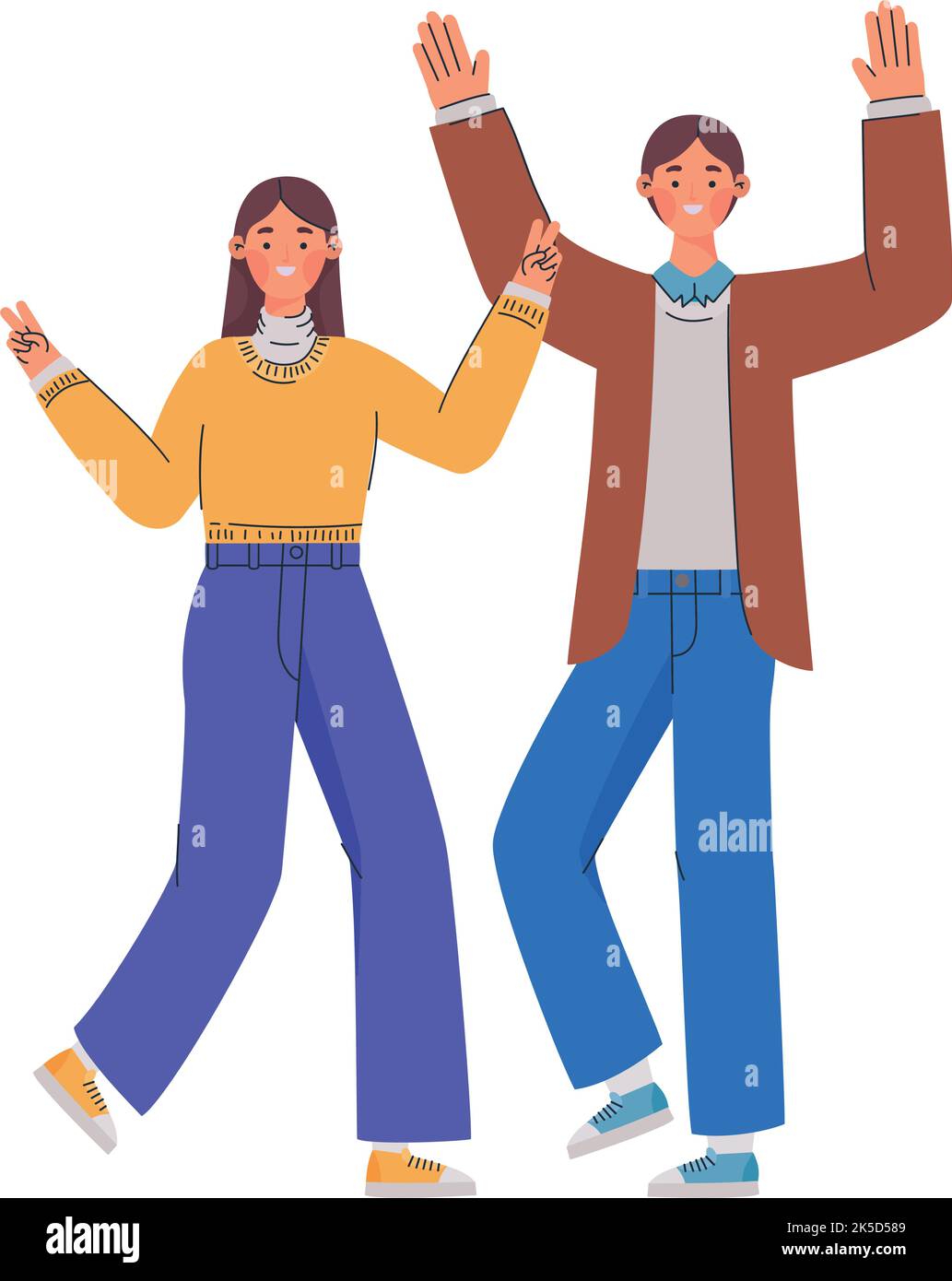 happy people design Stock Vector Image & Art - Alamy