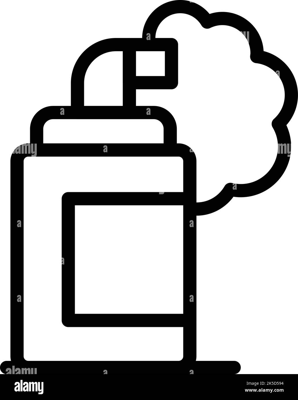 Skin spray icon outline vector. Clinic health. Dry disease Stock Vector ...