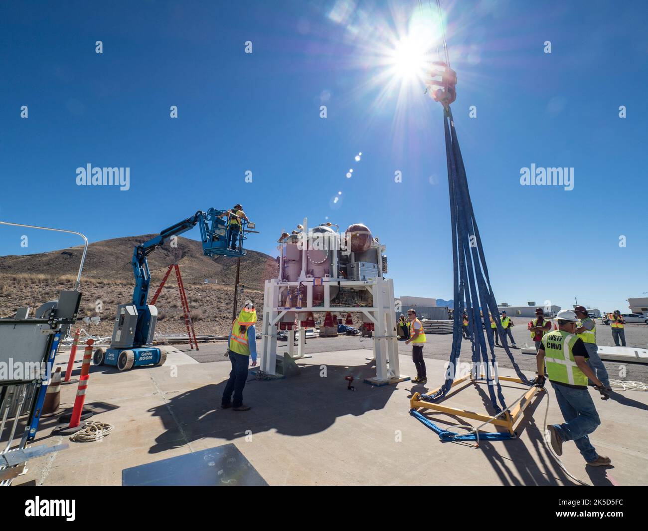 On Feb. 22, engineers successfully install ESA’s European Service ...