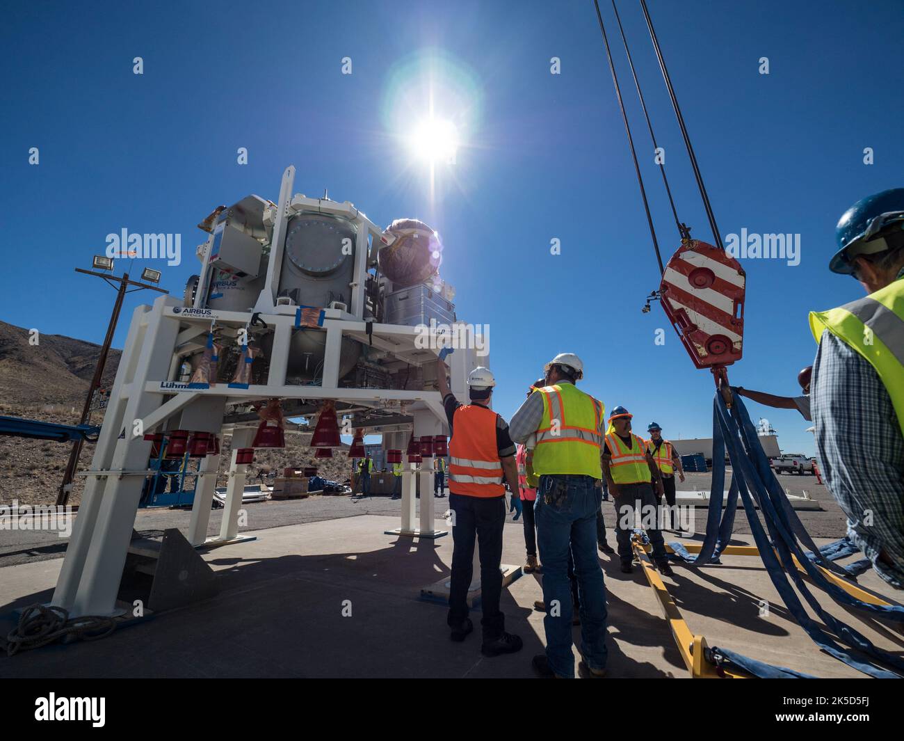 On Feb. 22, engineers successfully install ESA’s European Service ...