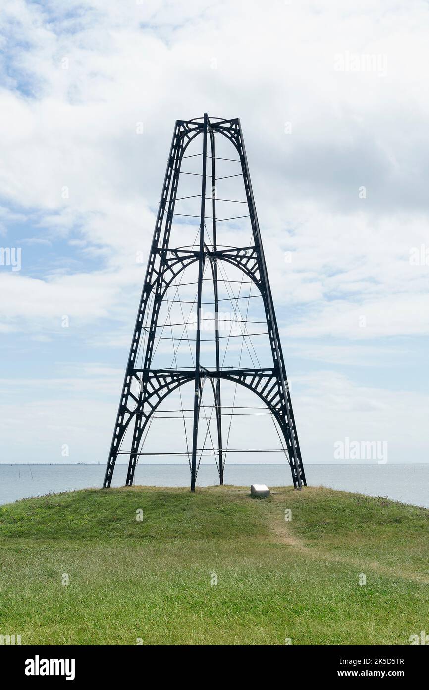 Netherlands, Texel, Oosterend, Ijzeren Kaap, landmark, beacon, shipping ...