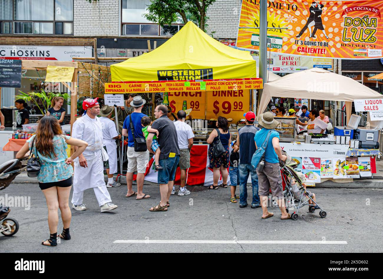 salsa on st. clair avenue west, toronto, canada, 2022 Stock Photo - Alamy