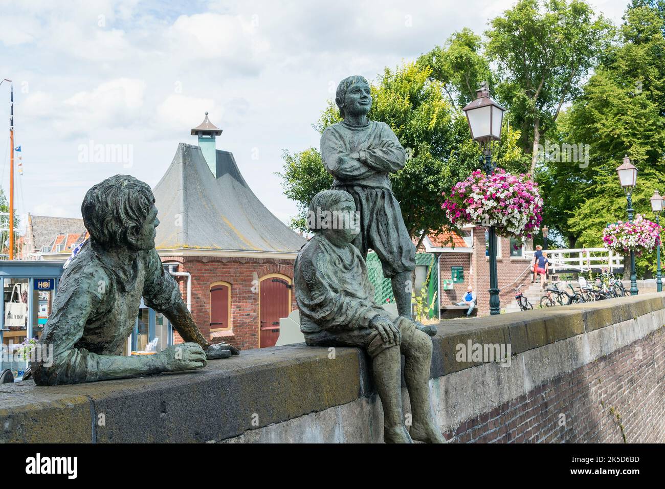 Netherlands, Hoorn, old town, Captain Bontekoe's ship boys, Johan ...