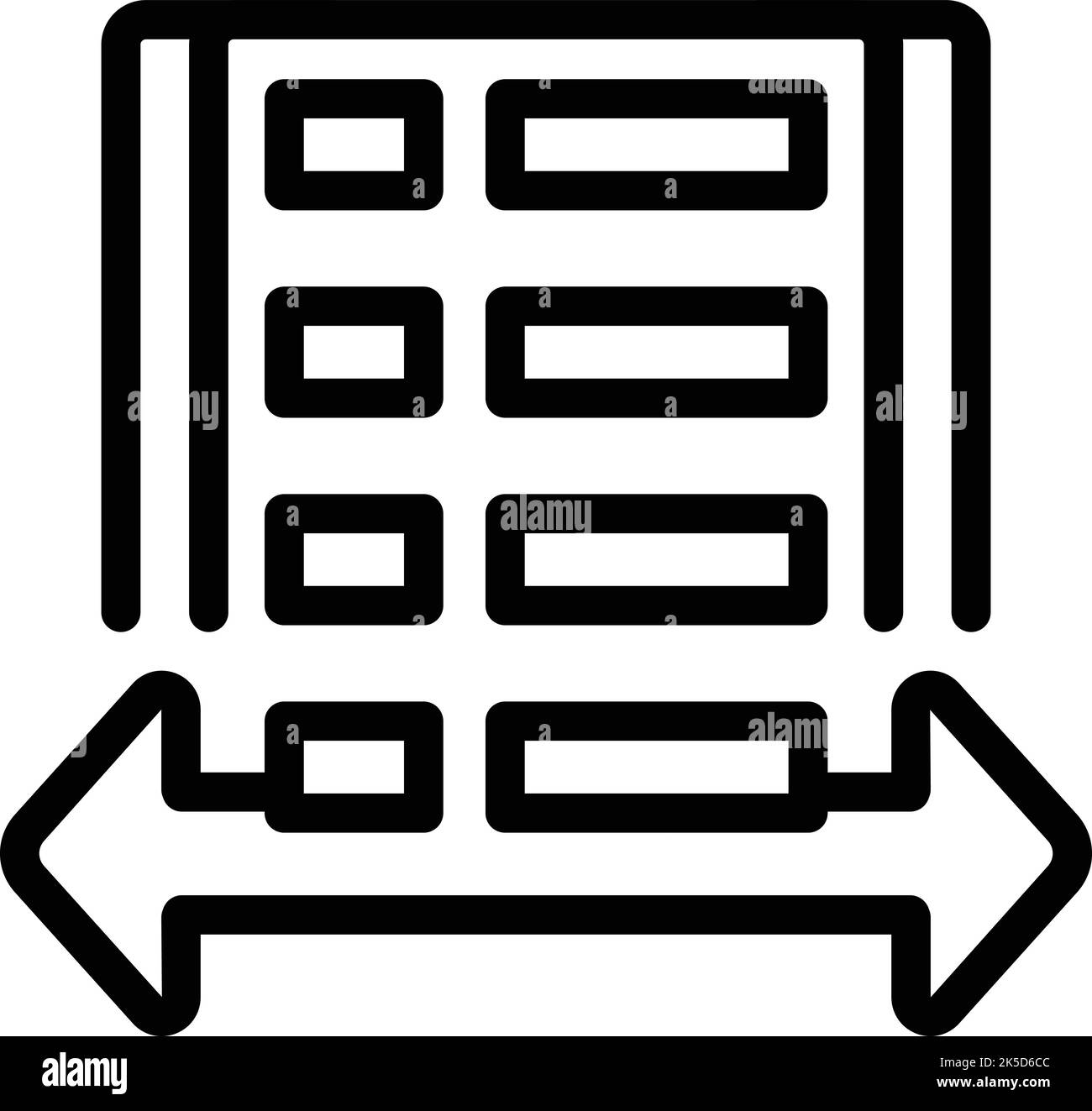 Job report icon outline vector. Document form. Paper stamp Stock Vector ...