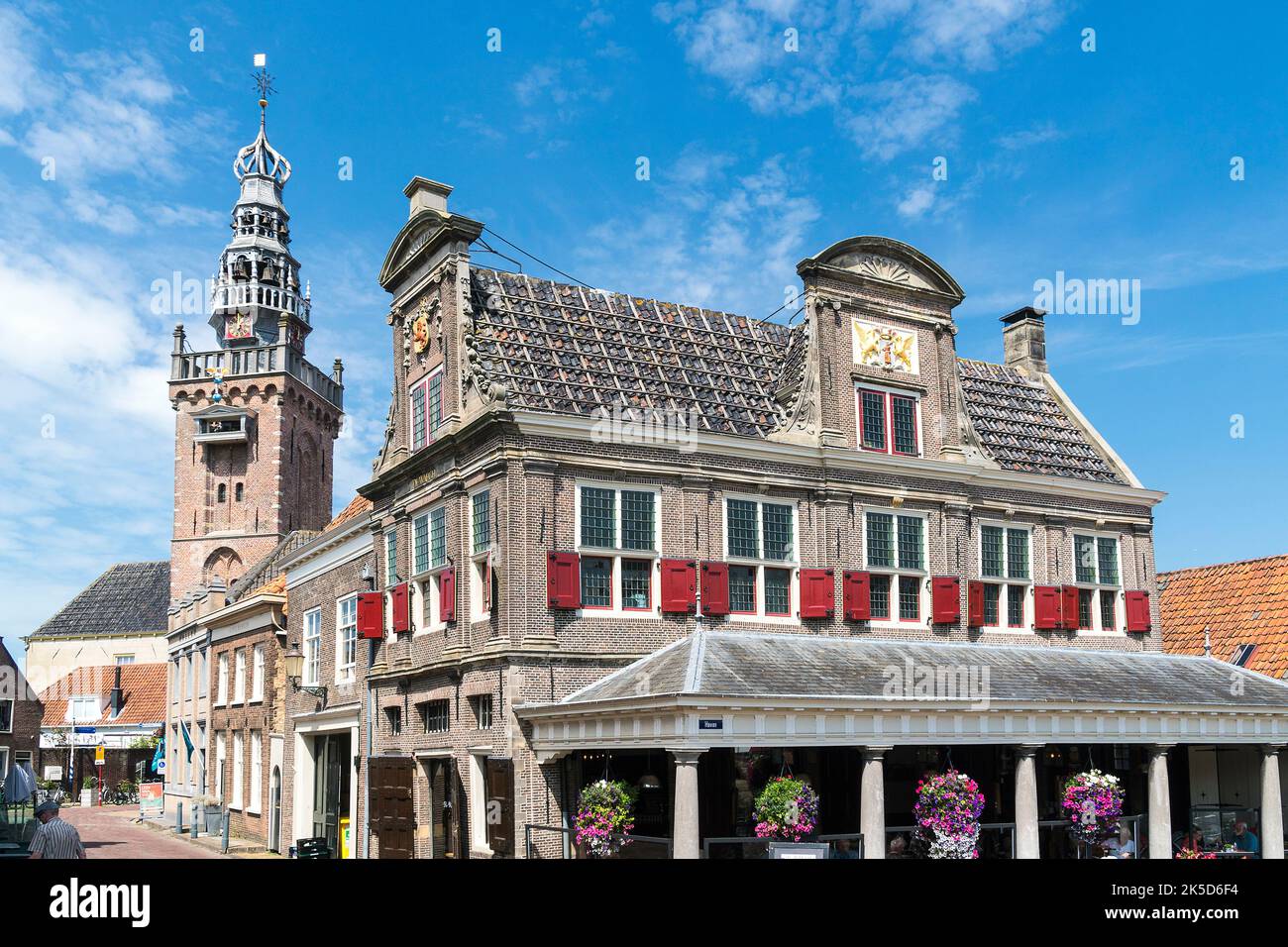 Netherlands, Monnickendam, De Speeltoren, Waterland Museum Stock Photo ...