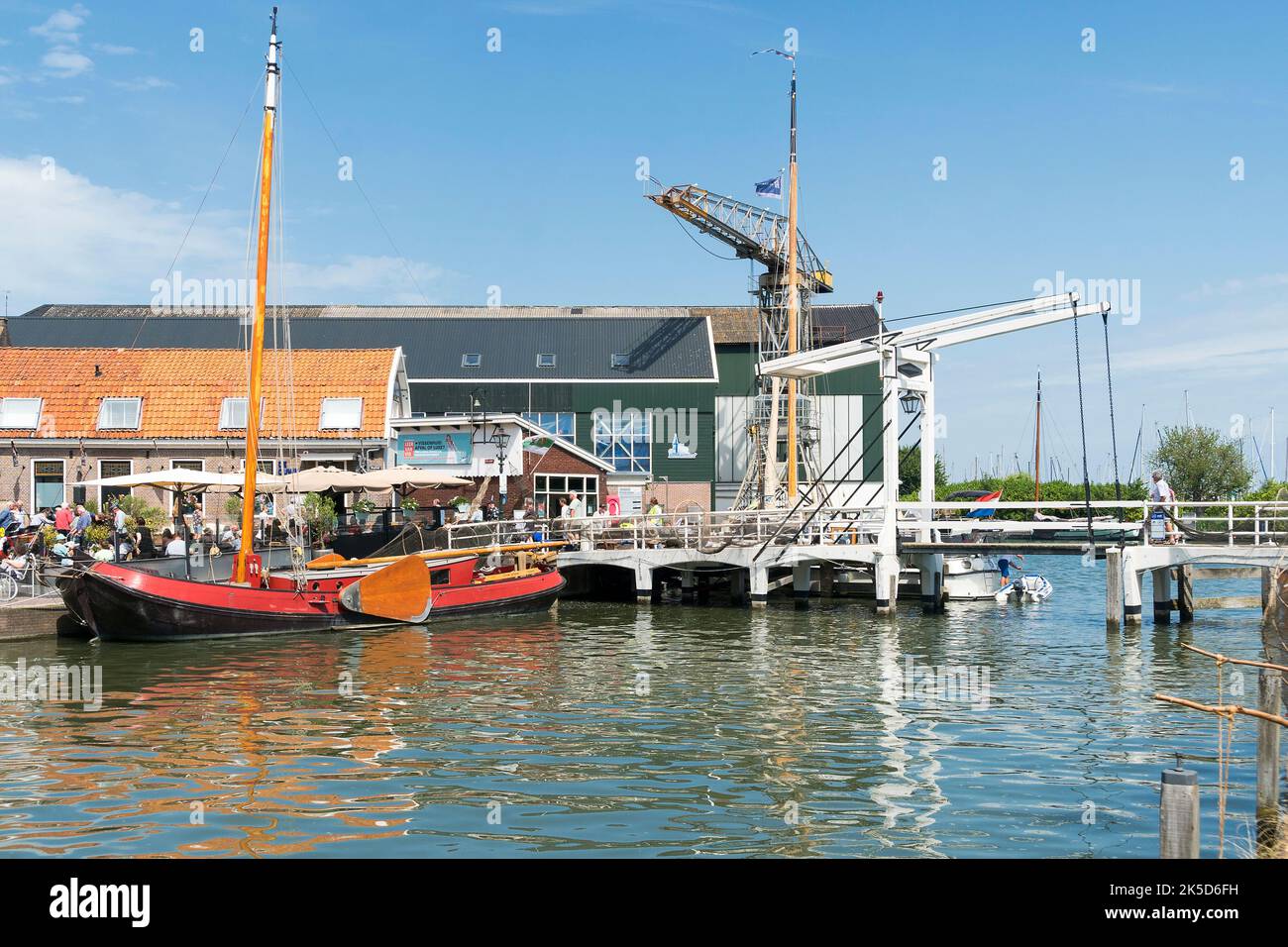 Netherlands, Monnickendam, fishing port, Langebrug Stock Photo - Alamy