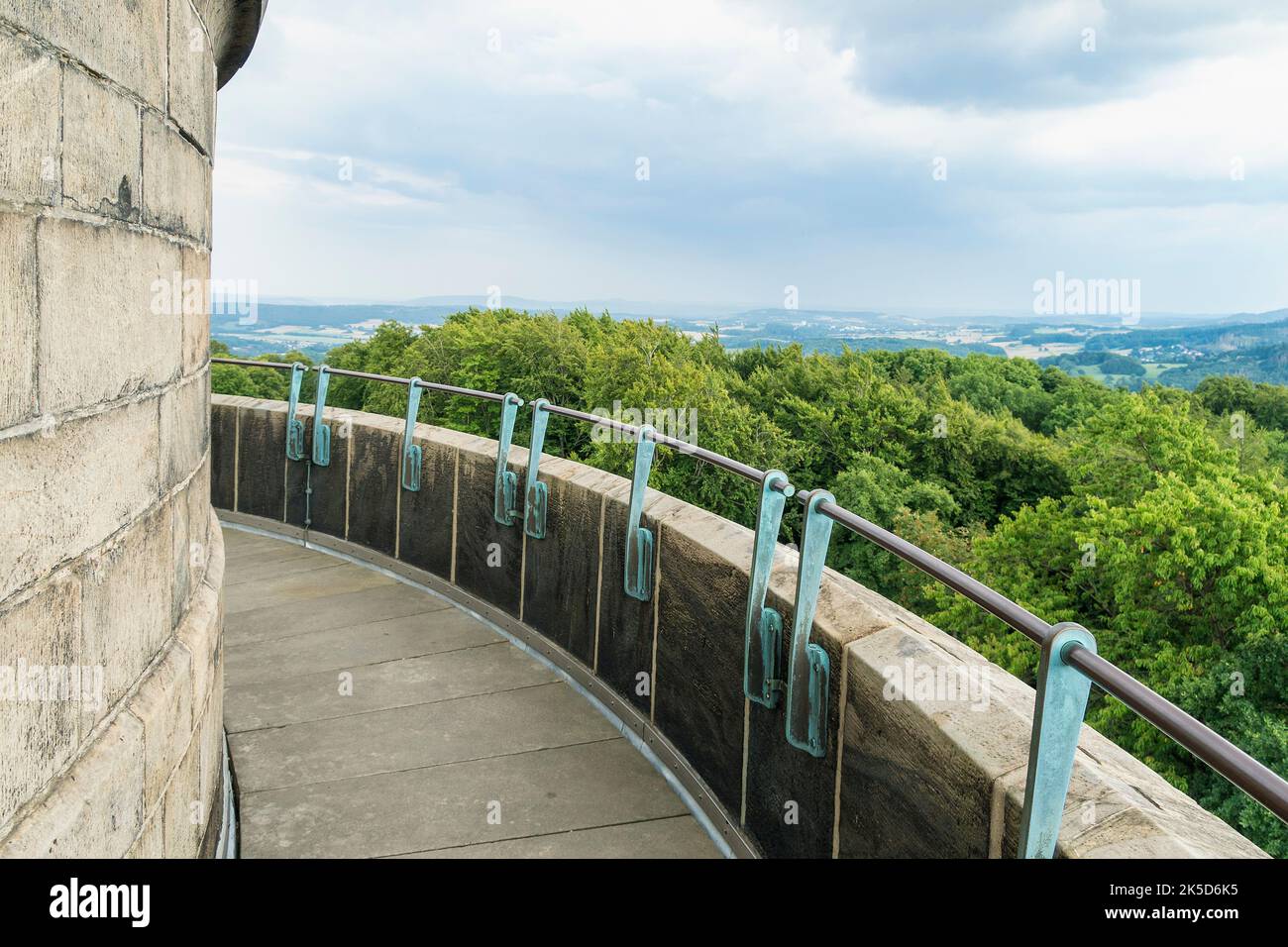Germany, Teutoburg Forest, Hermannsdenkmal, highest statue in Germany ...