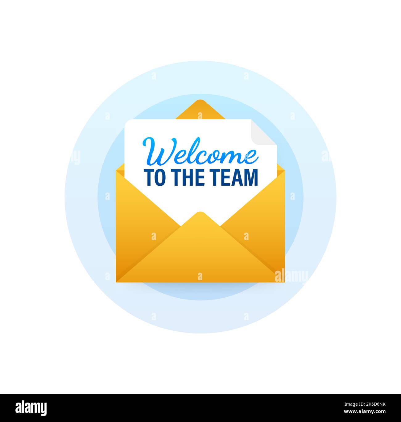 Icon with welcome team for banner design. Business communication vector ...