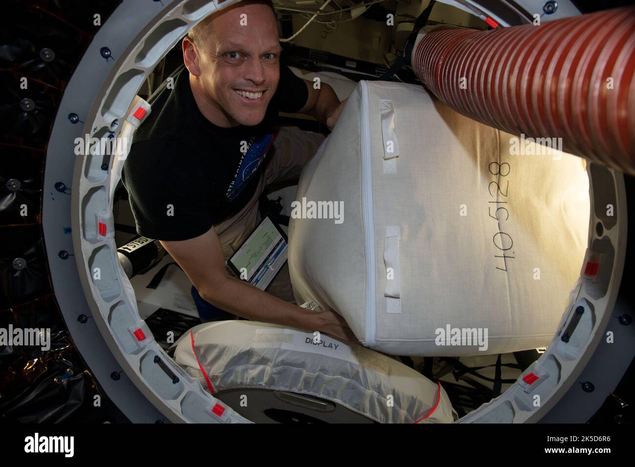 NASA astronaut and Expedition 67 Flight Engineer Bob Hines is pictured ...