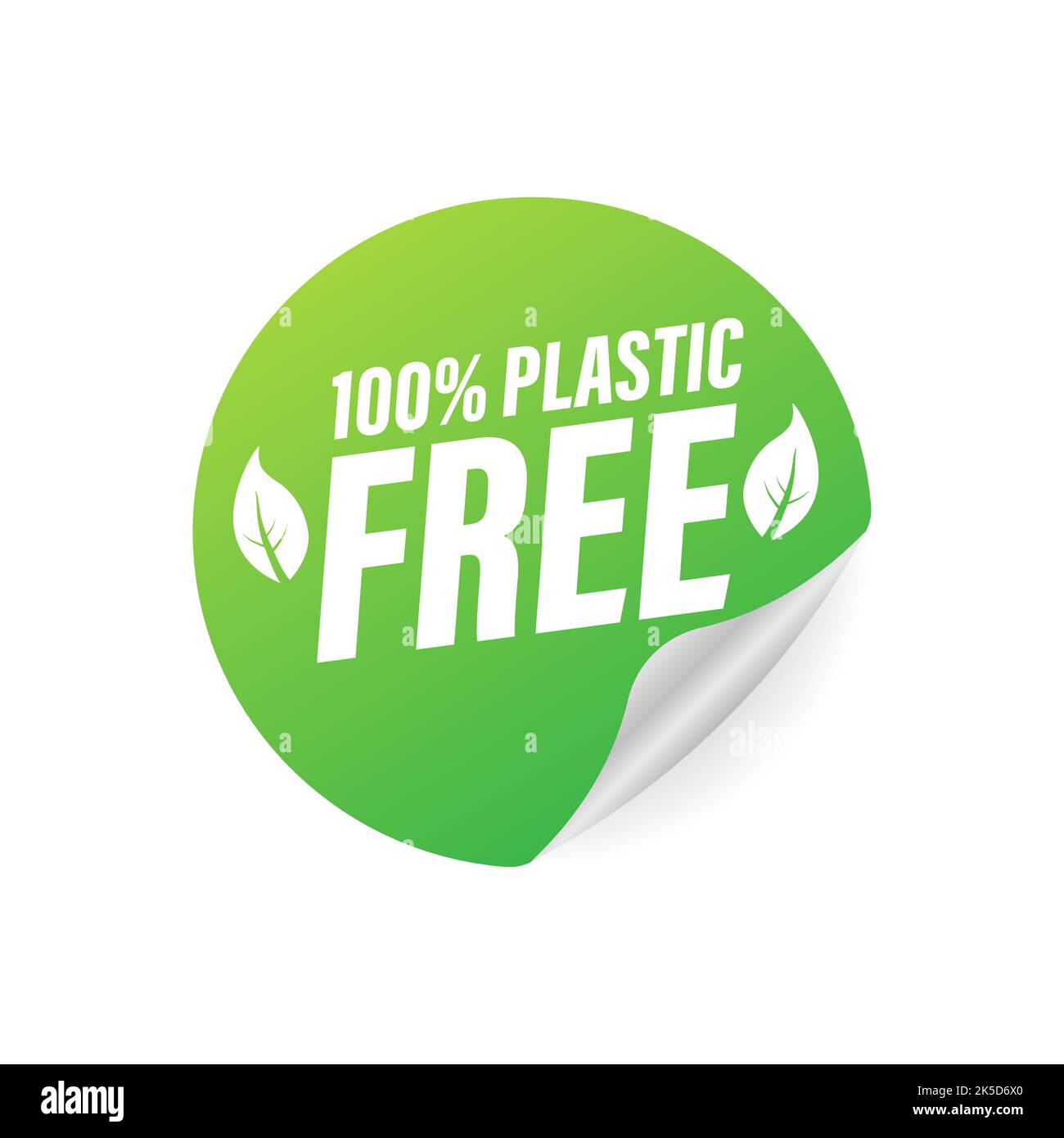 Plastic free green icon badge. Bpa plastic free chemical mark. Vector ...