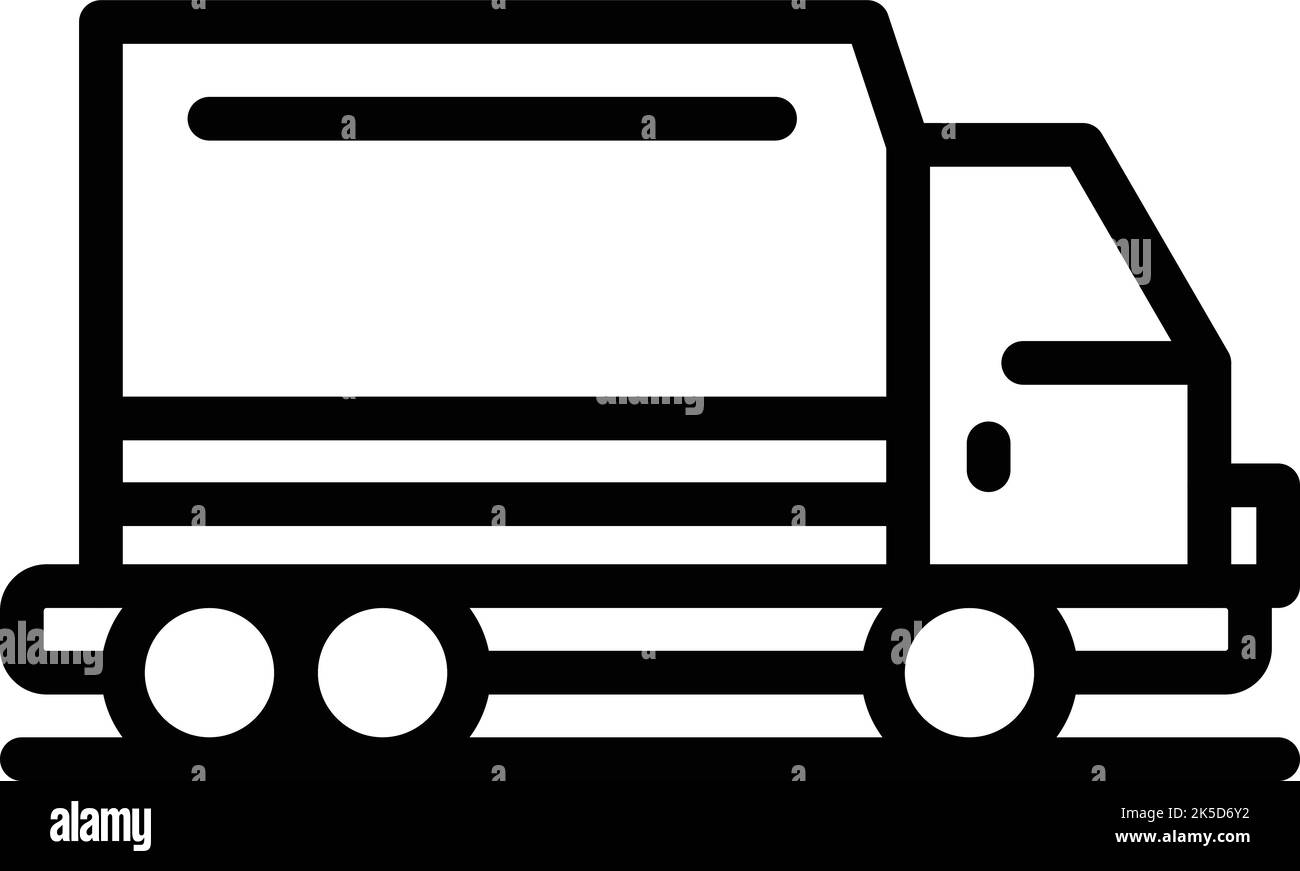Truck Cargo Icon Outline Vector Service Export Transport Container Stock Vector Image And Art