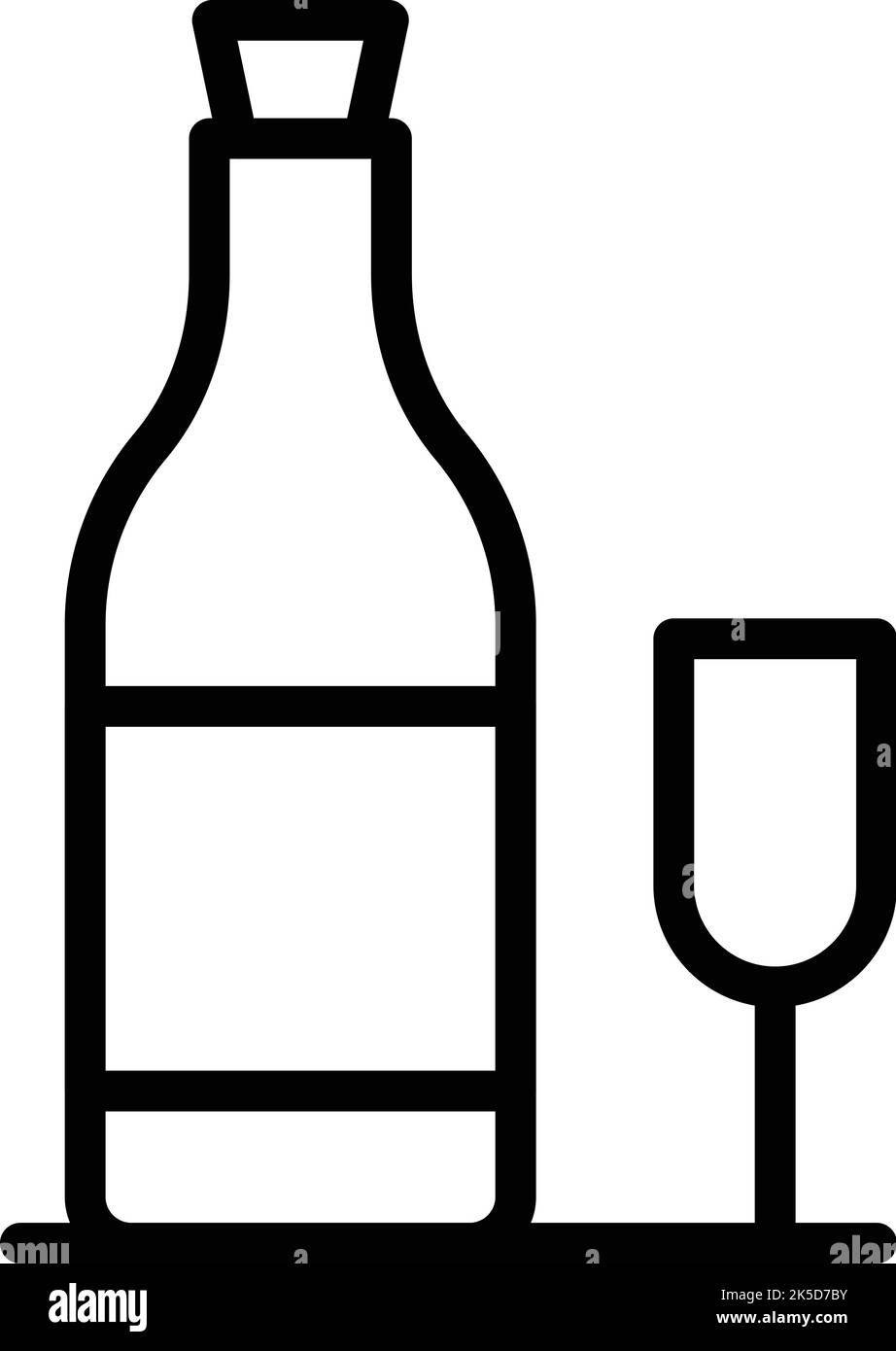 Wine glass icon outline vector. Laptop design. Small coffee Stock ...