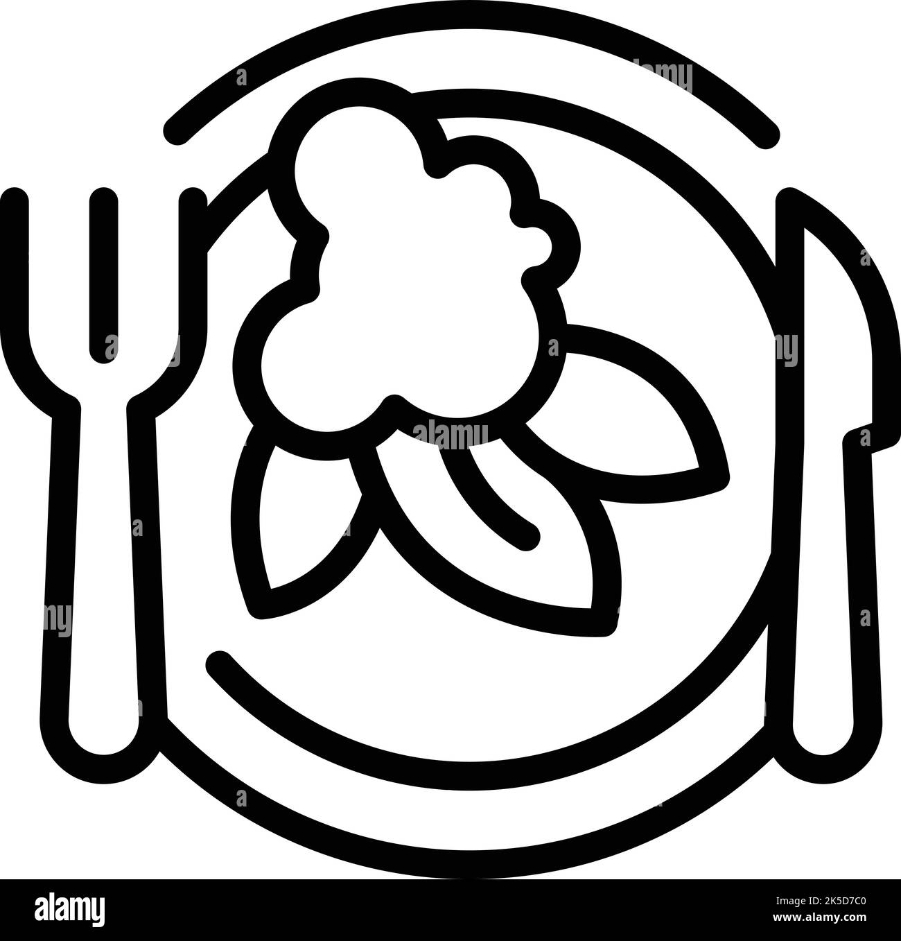 Restaurant food icon outline vector. Work meal. Cafe shop Stock Vector ...