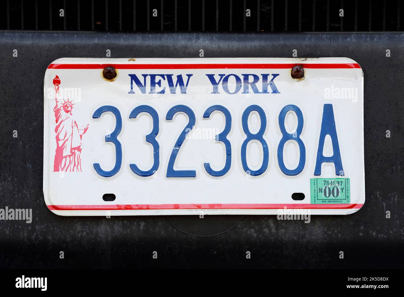 Car license plates from New York, New York State, USA Stock Photo - Alamy