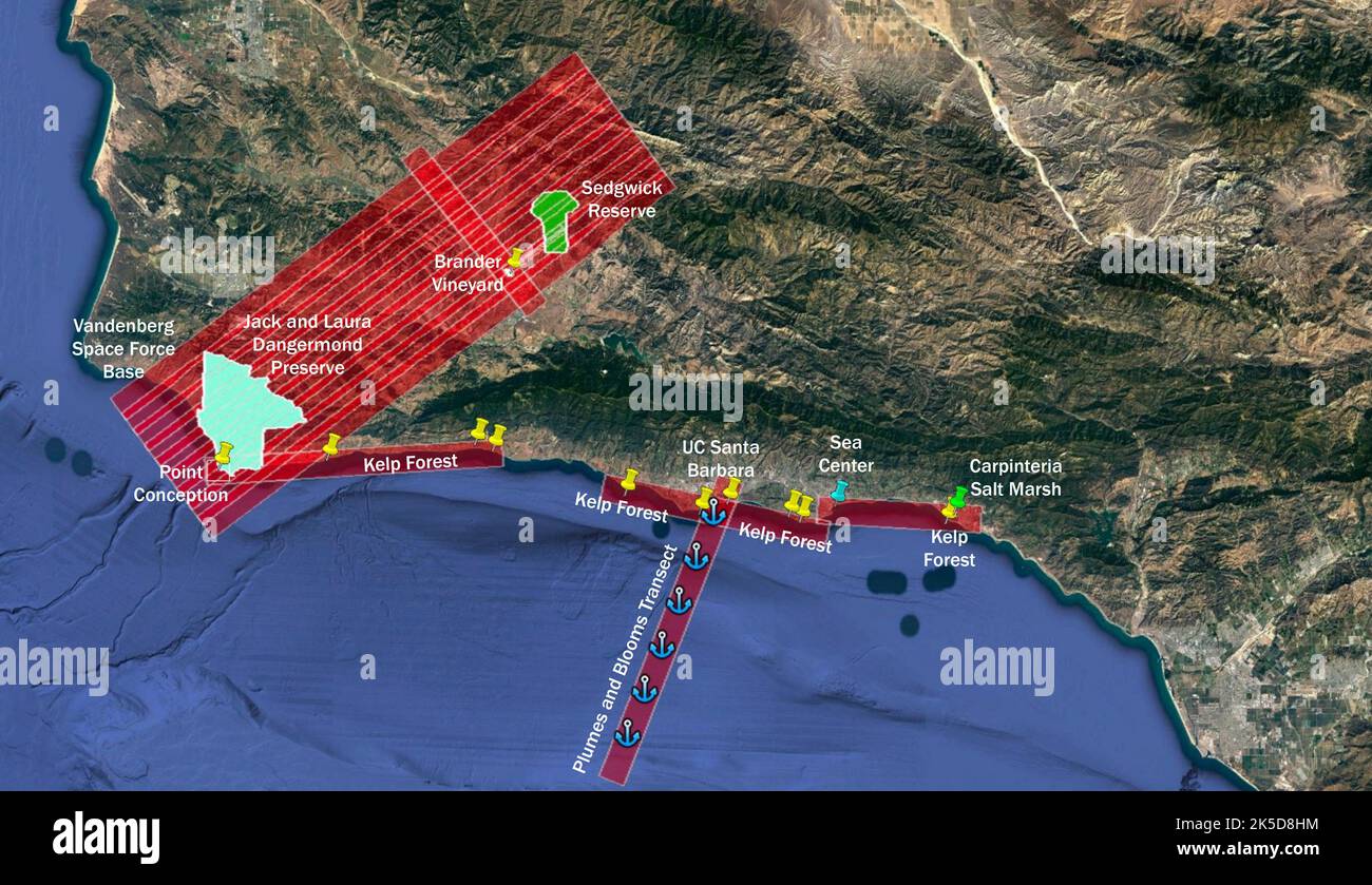 The SHIFT campaign uses a research plane with AVIRIS-NG to collect ...