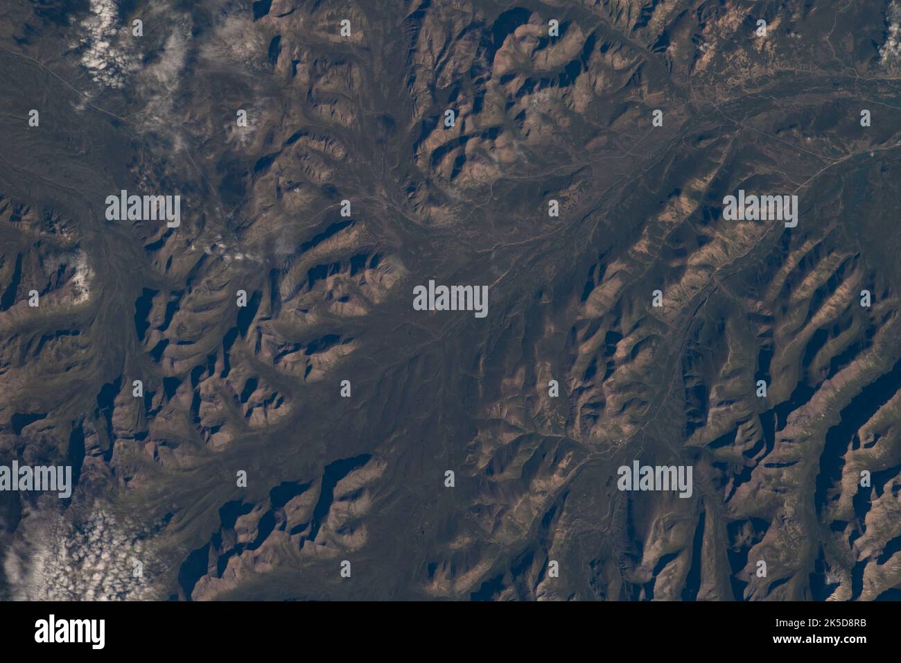 The Tibetan Plateau in the eastern portion of China's Qinghai province is pictured from the ...
