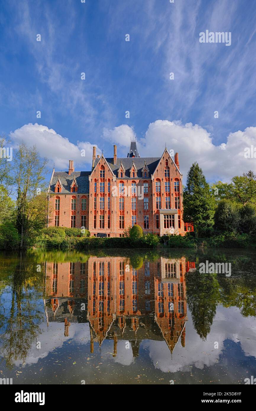 Castle of Loppem, West Flanders, Flanders, Belgium Stock Photo - Alamy