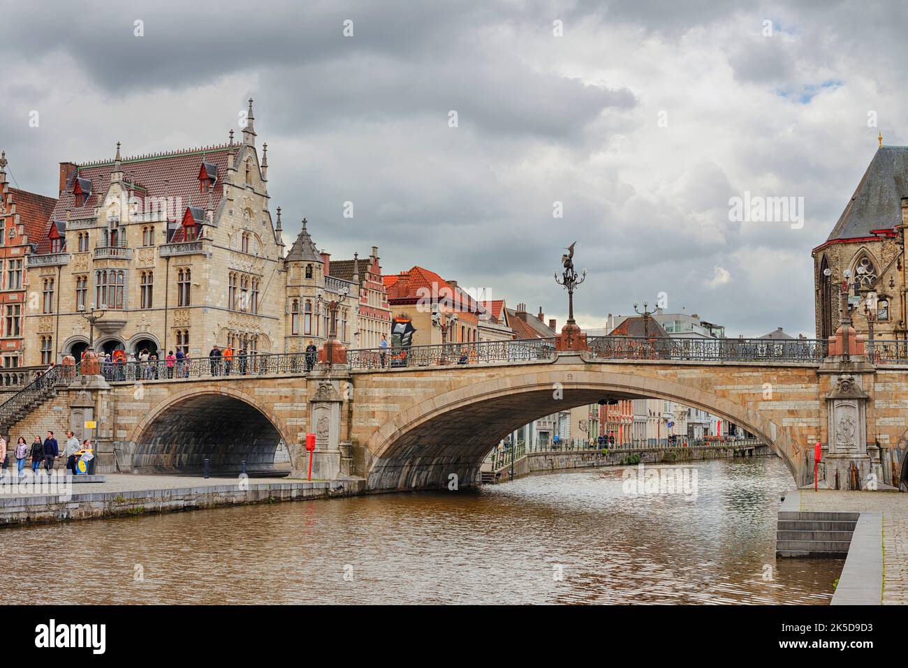 St michael's bridge ghent hi-res stock photography and images - Alamy