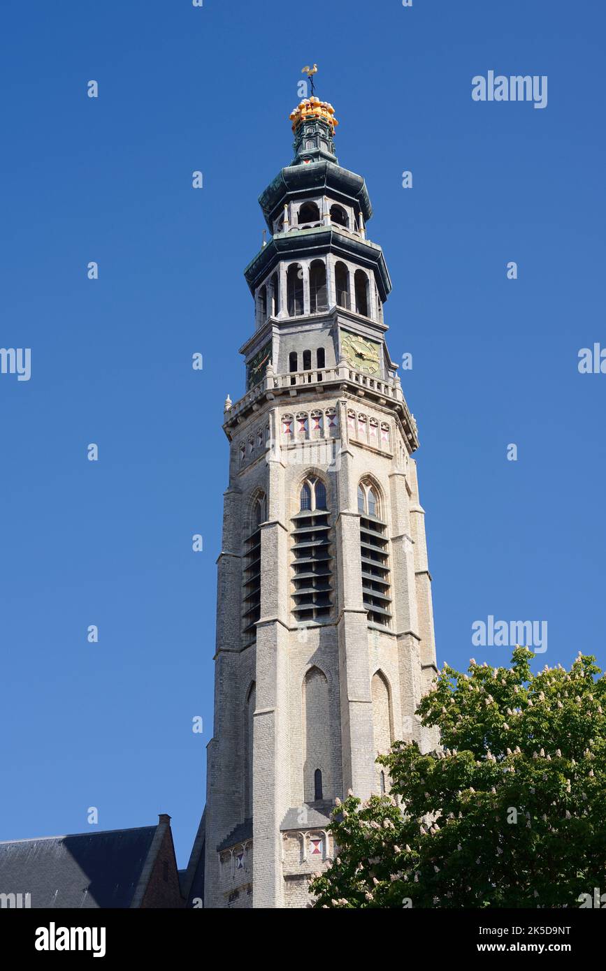 Abbey Tower Lange Jan, Middelburg, Walcheren, Zeeland, Netherlands ...