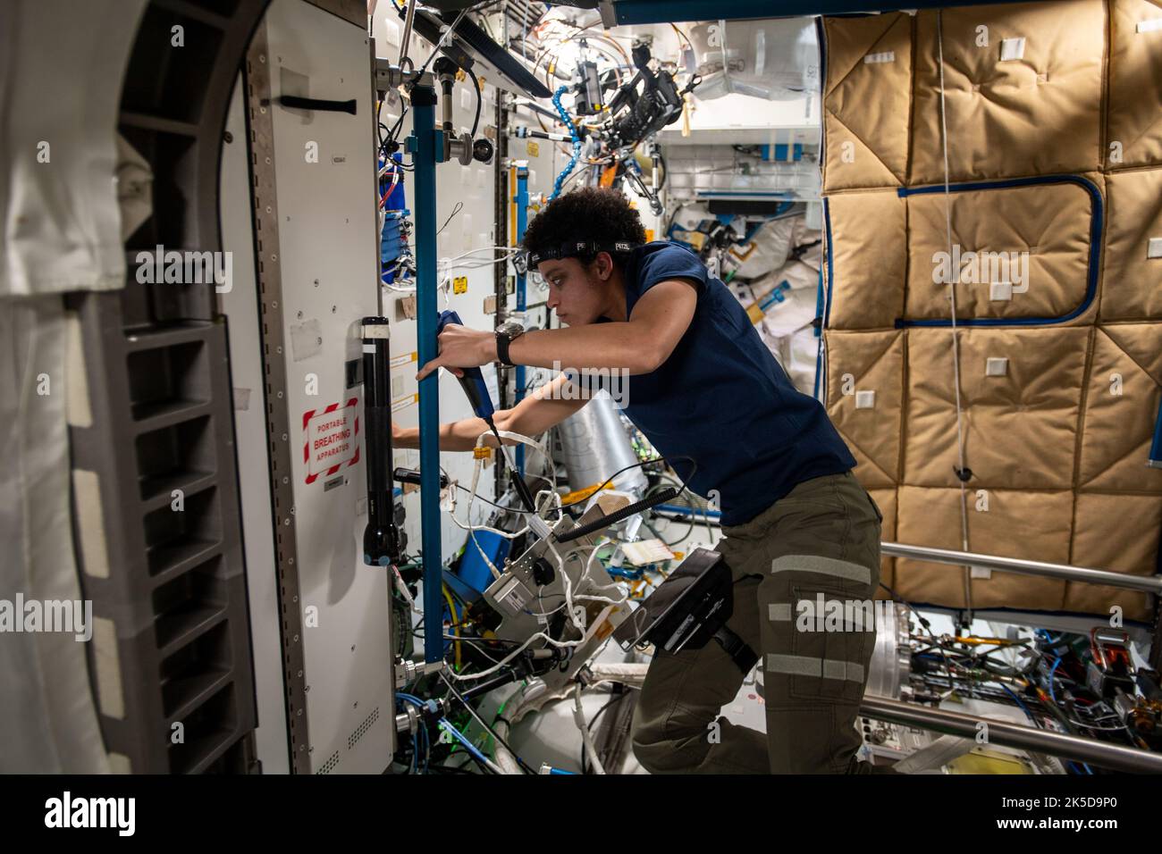 NASA astronaut and Expedition 67 Flight Engineer Jessica Watkins is ...