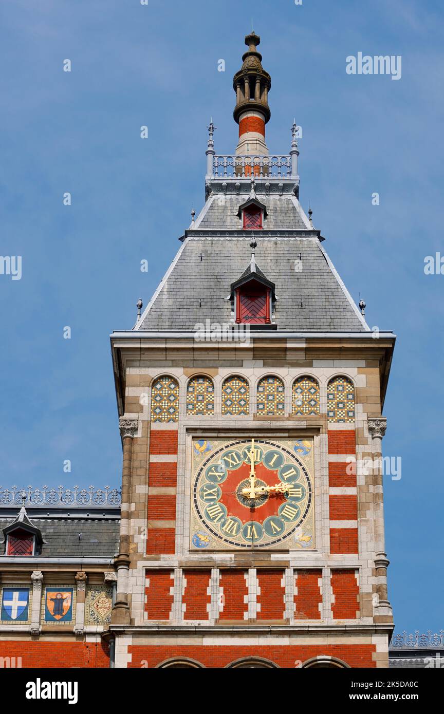 Amsterdam clock tower hi-res stock photography and images - Alamy