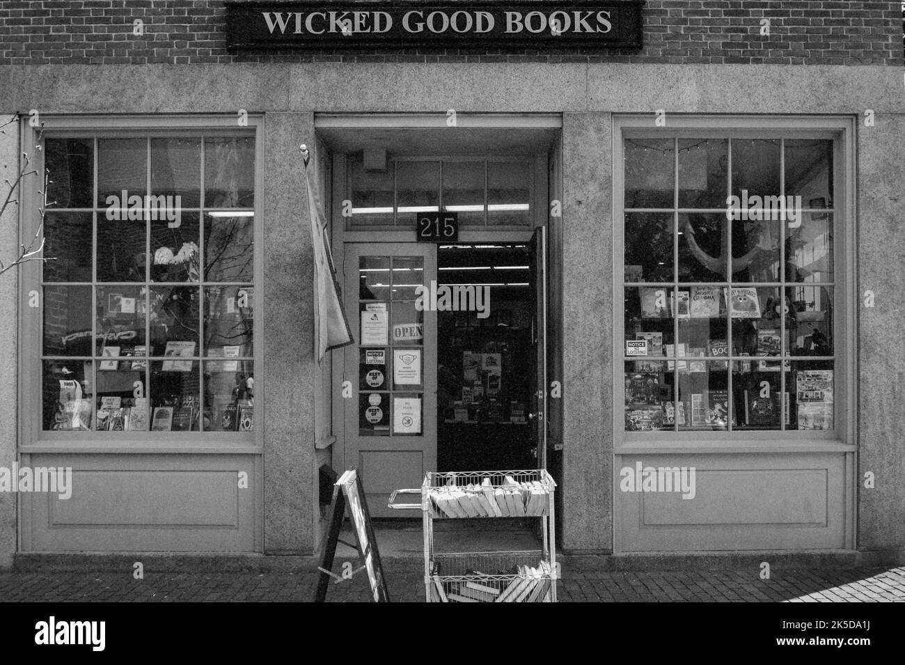 A small privately owned bookstore in historic Salem, Massachusetts. The ...
