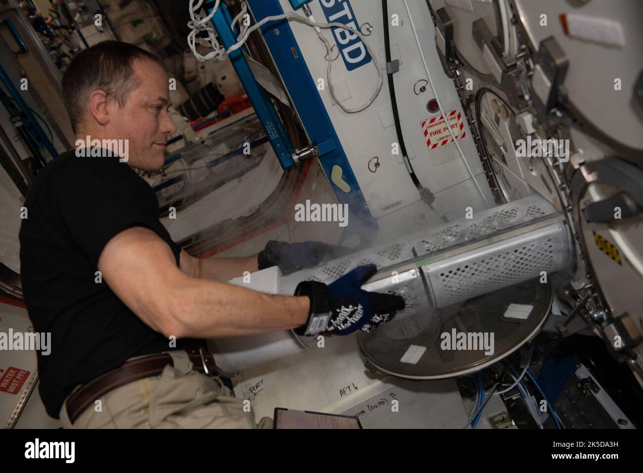 Minus eighty degree laboratory freezer for iss hi-res stock photography ...
