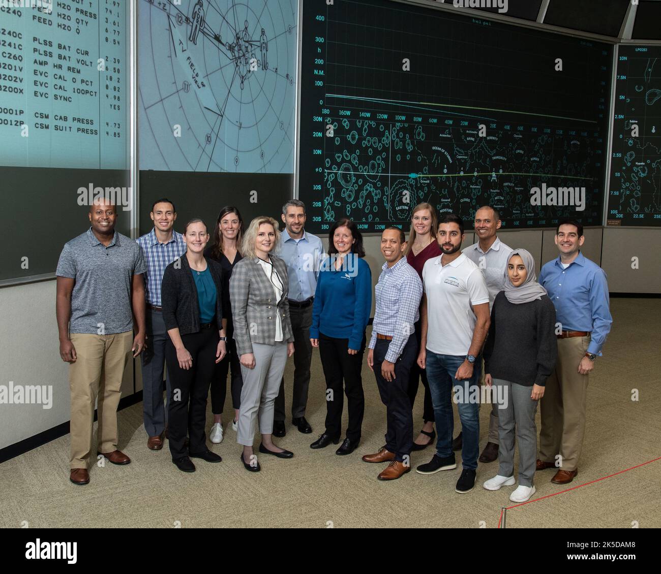 PHOTO DATE: January 10, 2022. LOCATION: Bldg. 30, Apollo MOCR Viewing ...