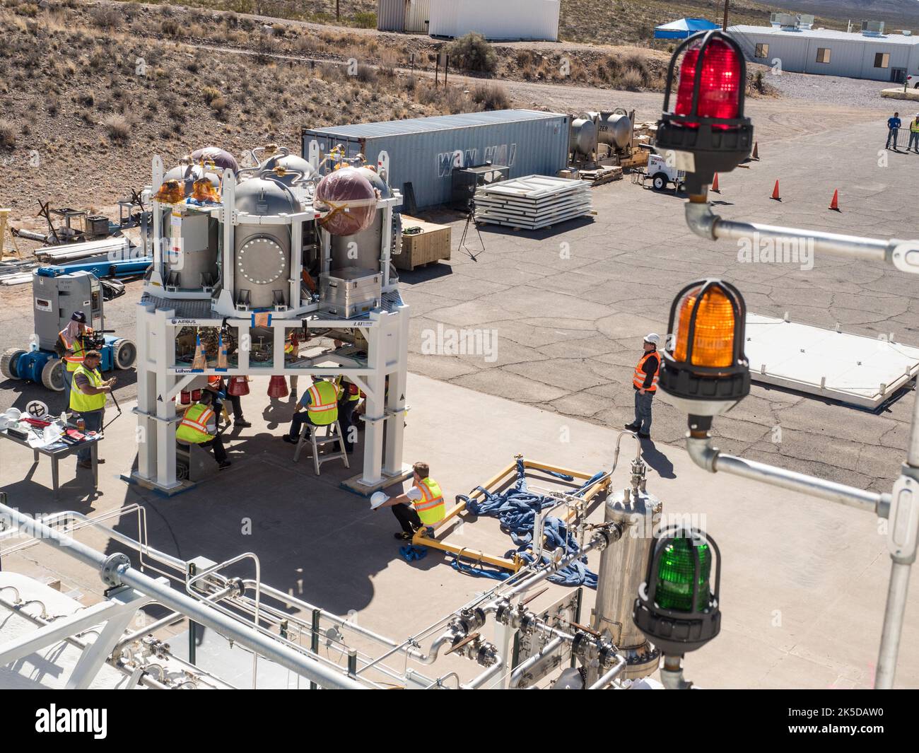 On Feb 22 Engineers Successfully Install Esas European Service Module Propulsion