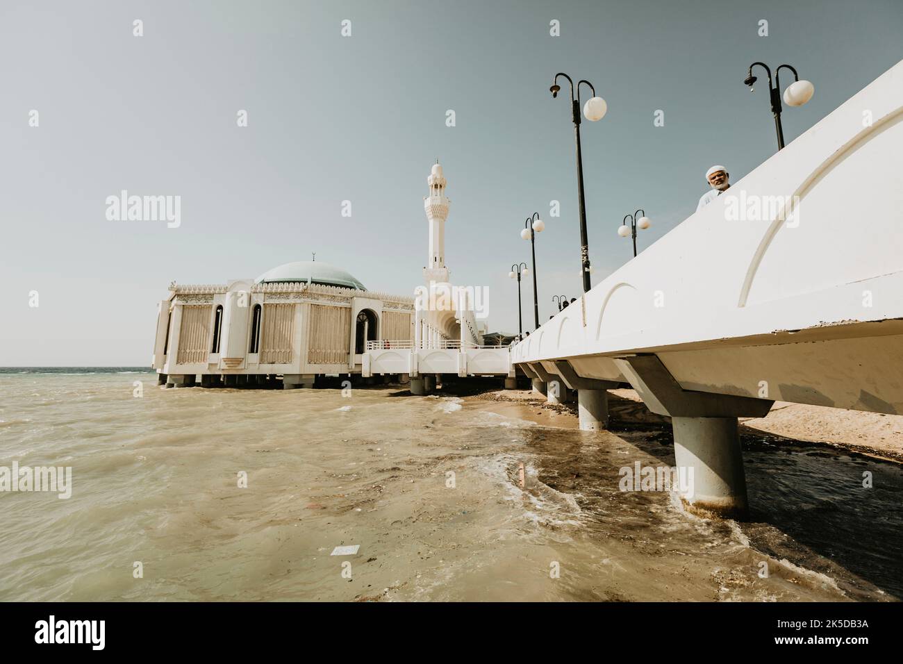 Saudi Arabia, Mecca Province, Jeddah/Jeddah, floating mosque Stock ...