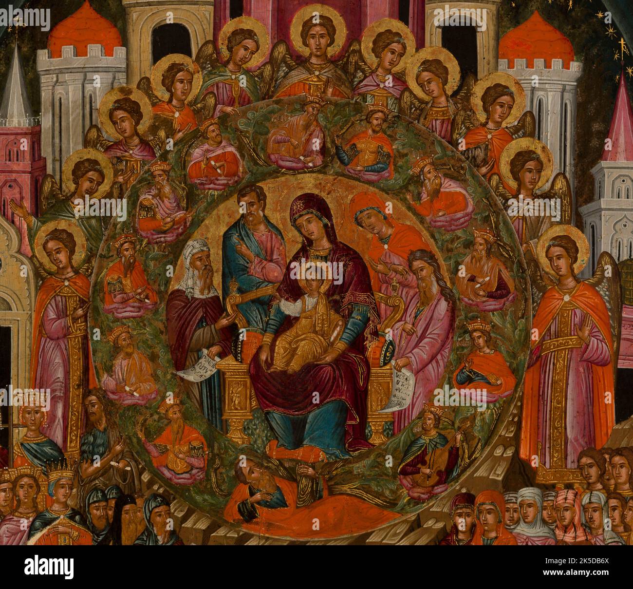 Cretan icon mother of god hi-res stock photography and images - Alamy