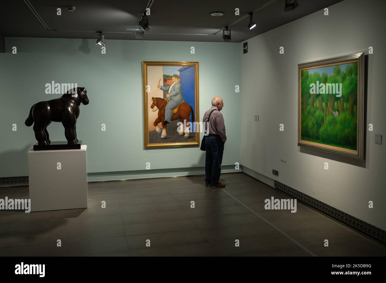 Horse with bridle, Bronze, 2013. "Fernando Botero, Sensuality and ...