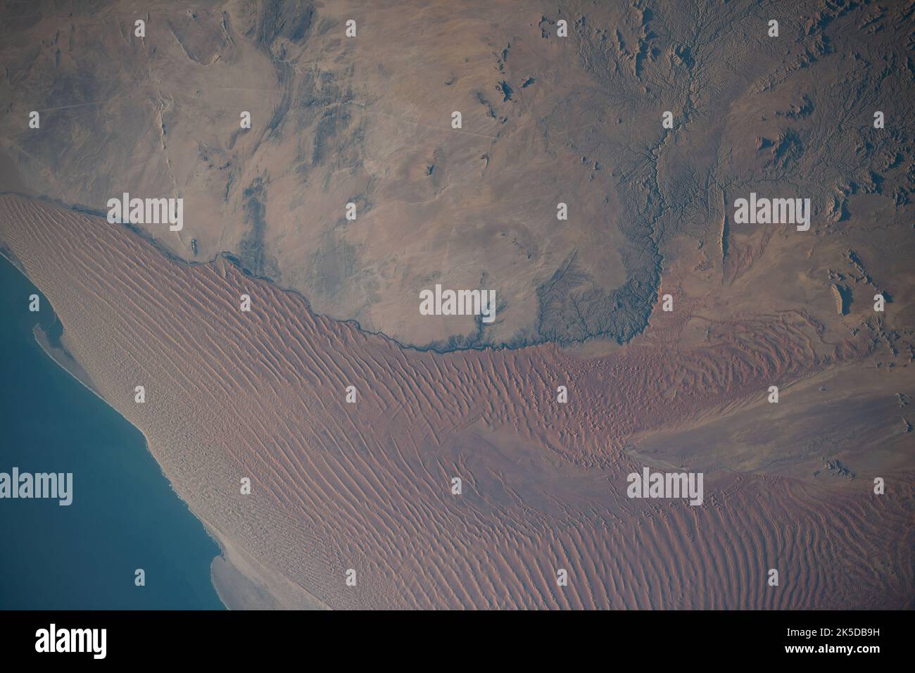 The Namib Desert on Namibia's Atlantic coast is pictured from the ...
