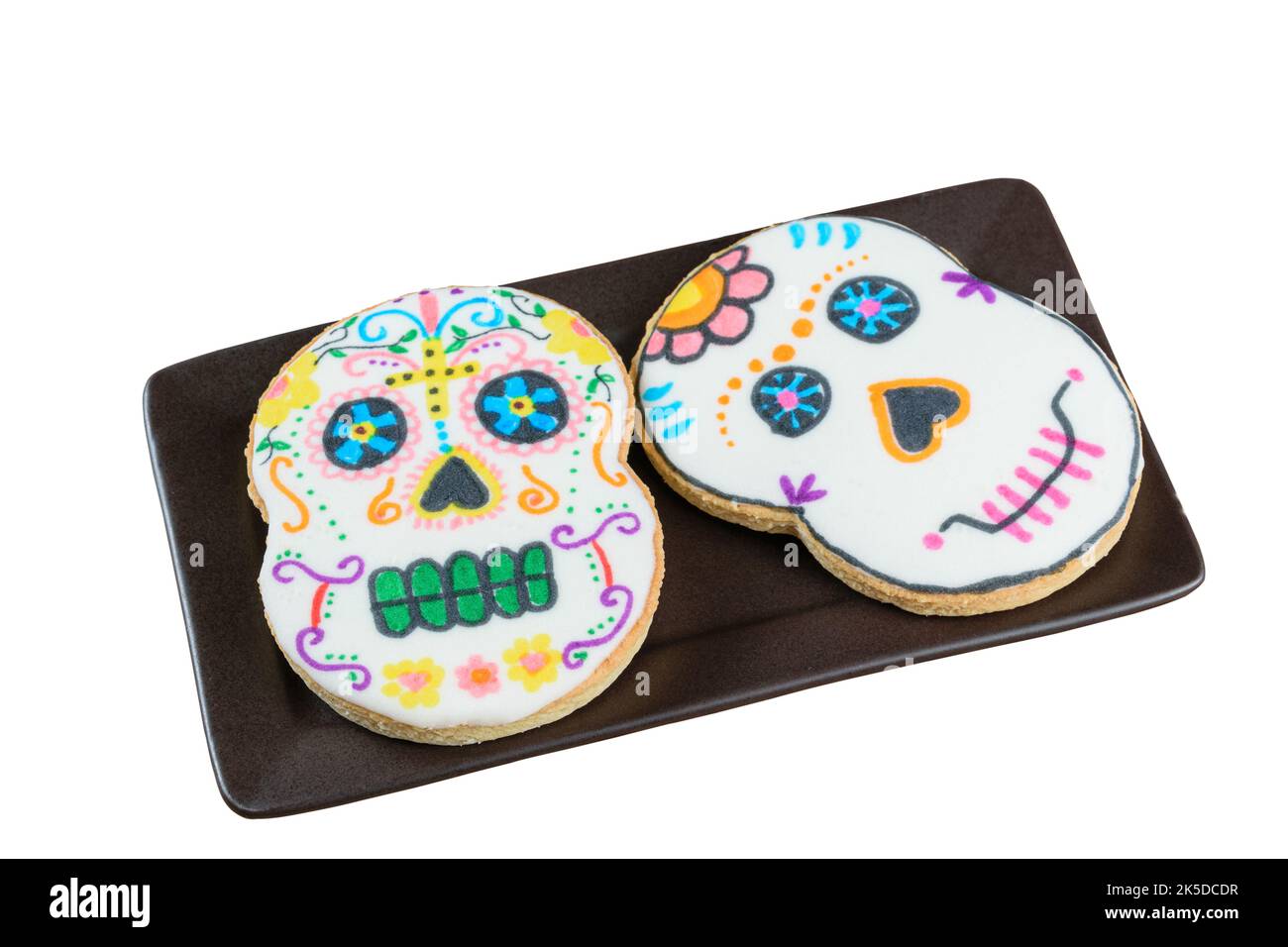 White sugar in skull Cut Out Stock Images & Pictures - Alamy