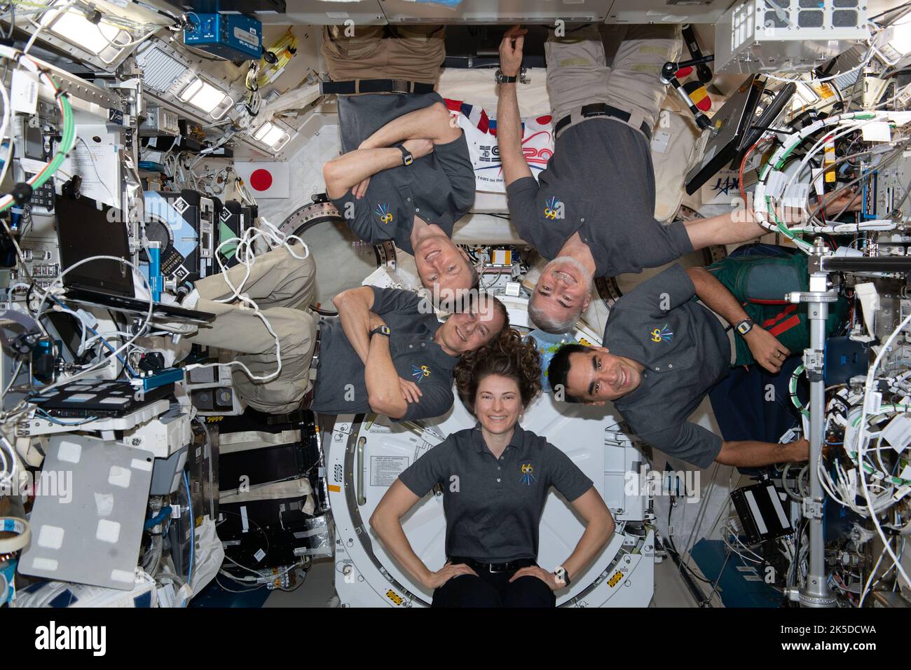 Expedition 66 Flight Engineers Kayla Barron, Tom Marshburn, Matthias ...