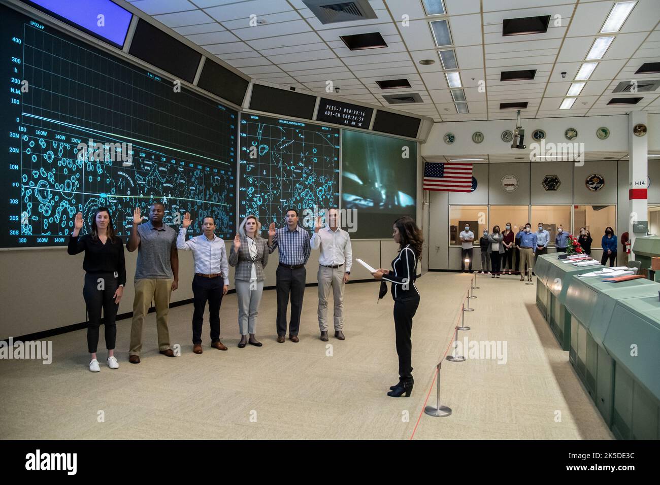 PHOTO DATE: January 10, 2022. LOCATION: Bldg. 30, Apollo MOCR Viewing ...